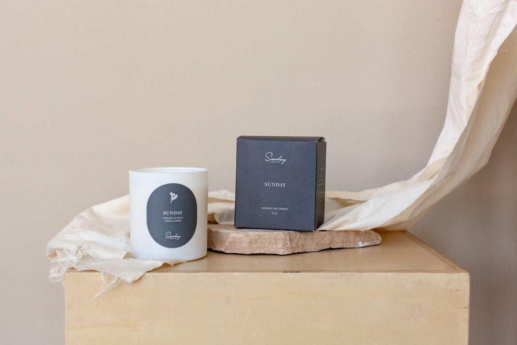 Sunday Candle Co. // Candles with Clean Ingredients
