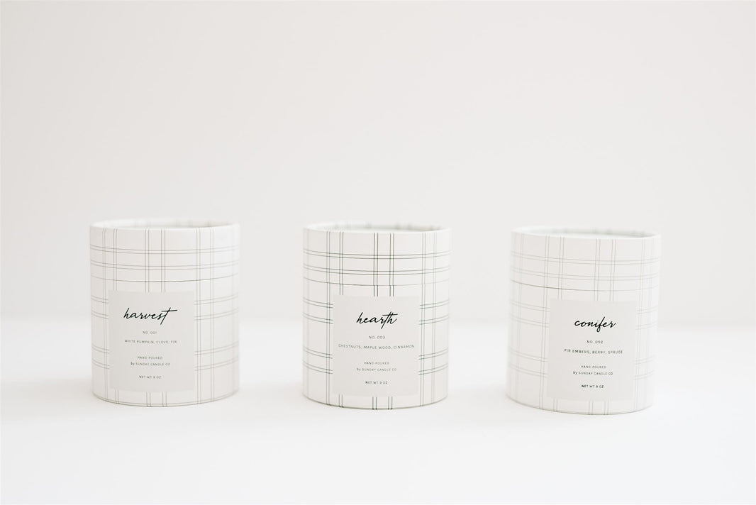 Sunday Candle Co. // Candles with Clean Ingredients