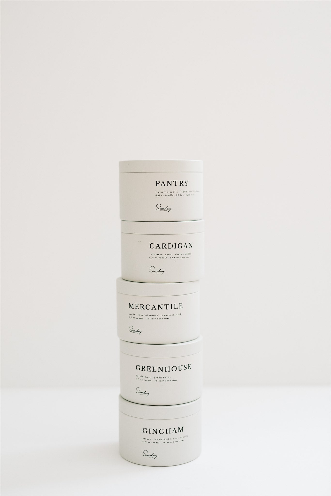 Sunday Candle Co. // Candles with Clean Ingredients
